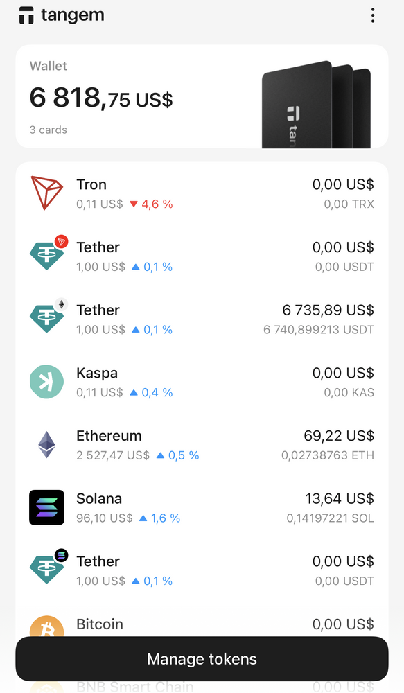 How to Swap with OKX DEX/Bridge in Tangem Wallet | Tangem Blog
