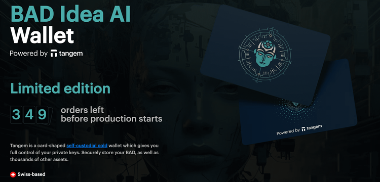 Tangem Collaborates with BAD Idea AI to Launch Exclusive Hardware ...