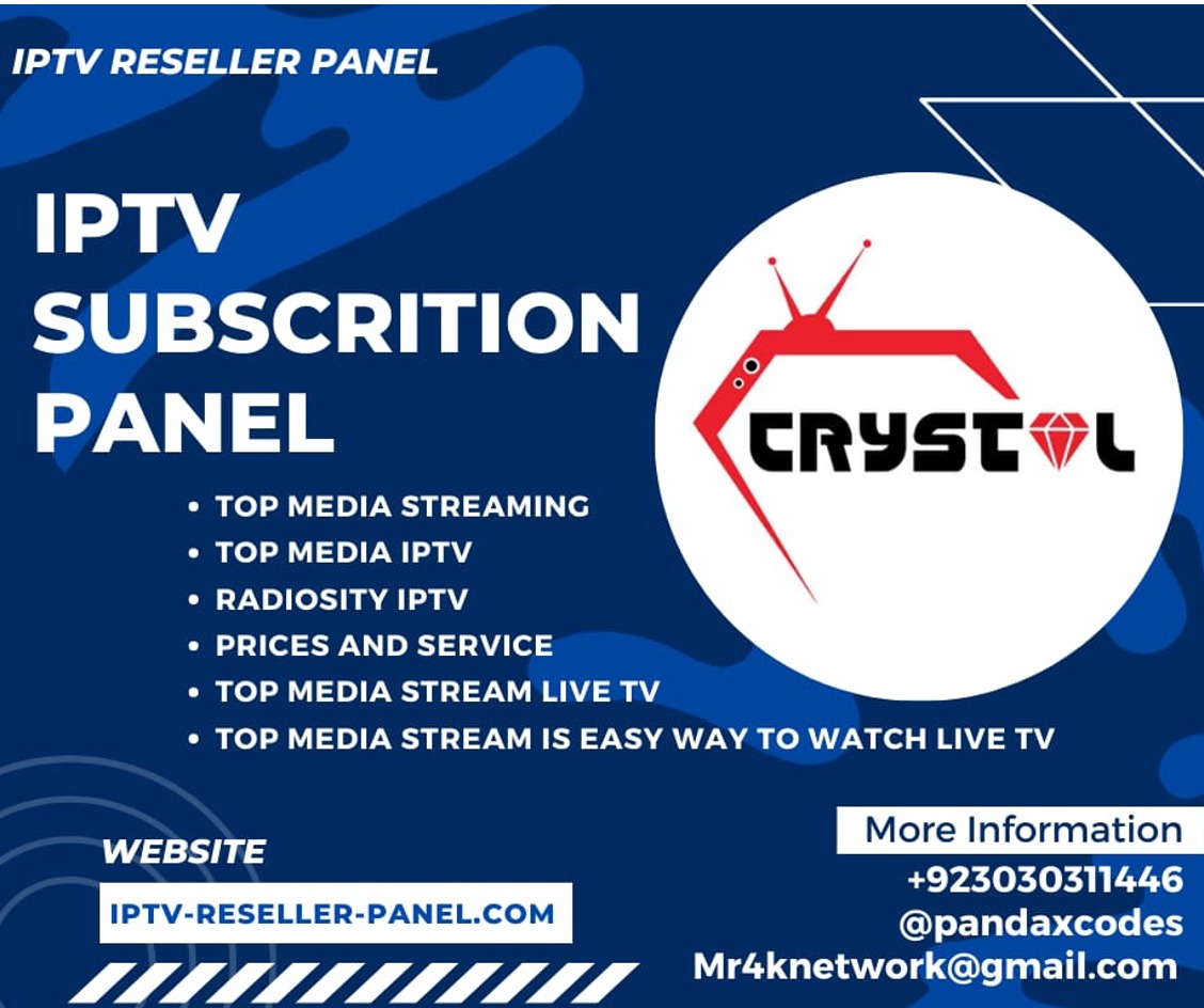 Crystal IPTV Panel: Stream your favorite shows.