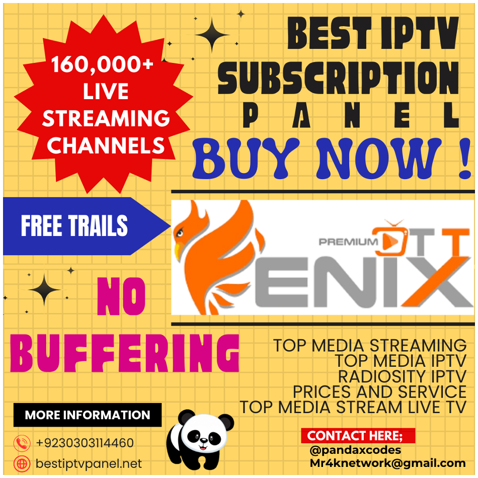 Fenix IPTV Panel for Streaming Entertainment