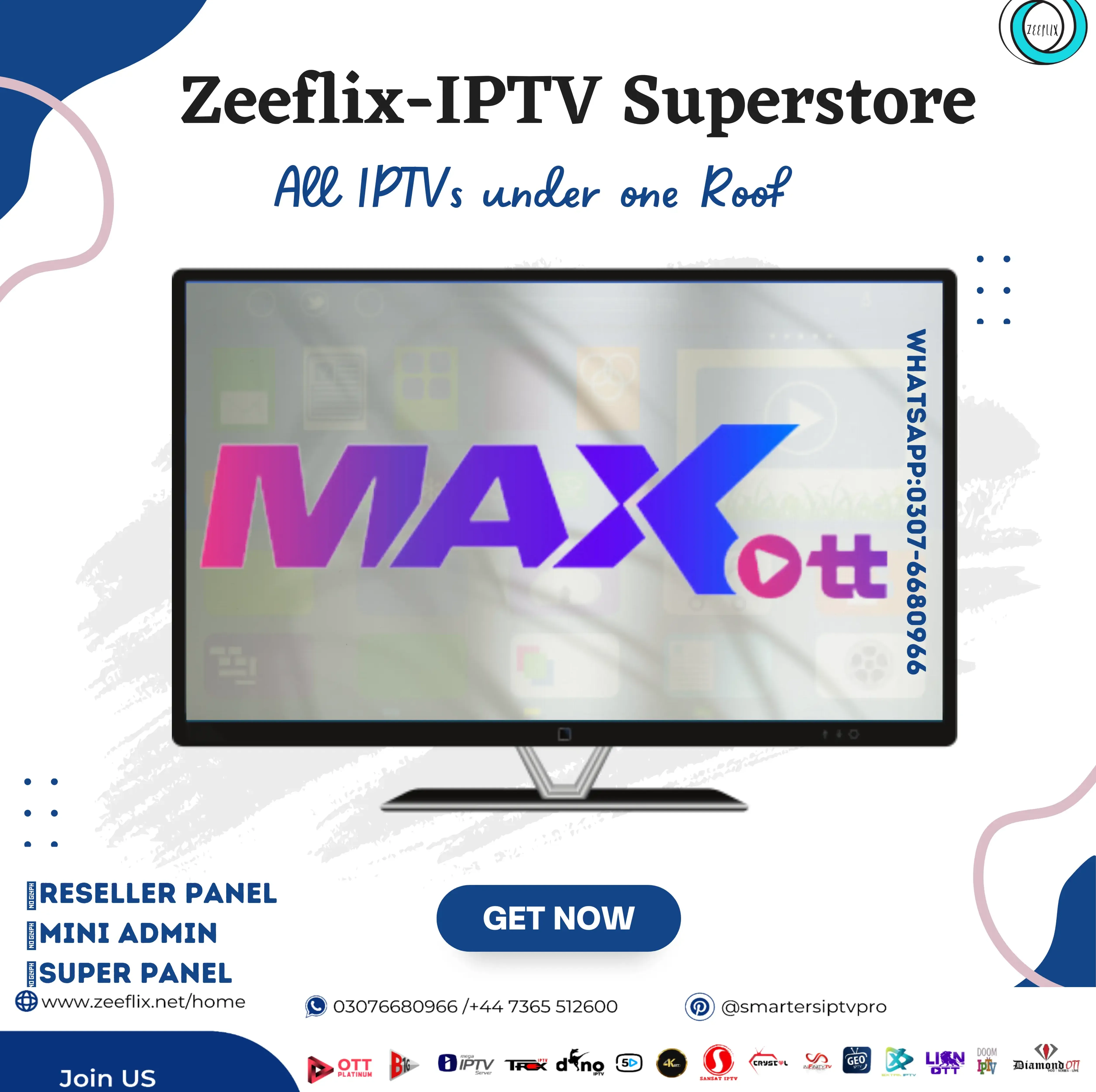 MAX OTT IPTV PANEL