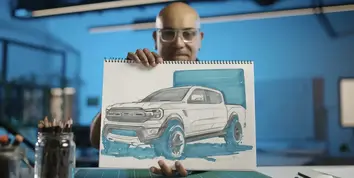 How to Draw a Ford Ranger Raptor? | Motory News