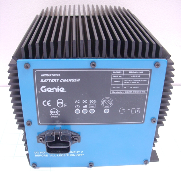 New battery charger for Genie | Vertikal.net