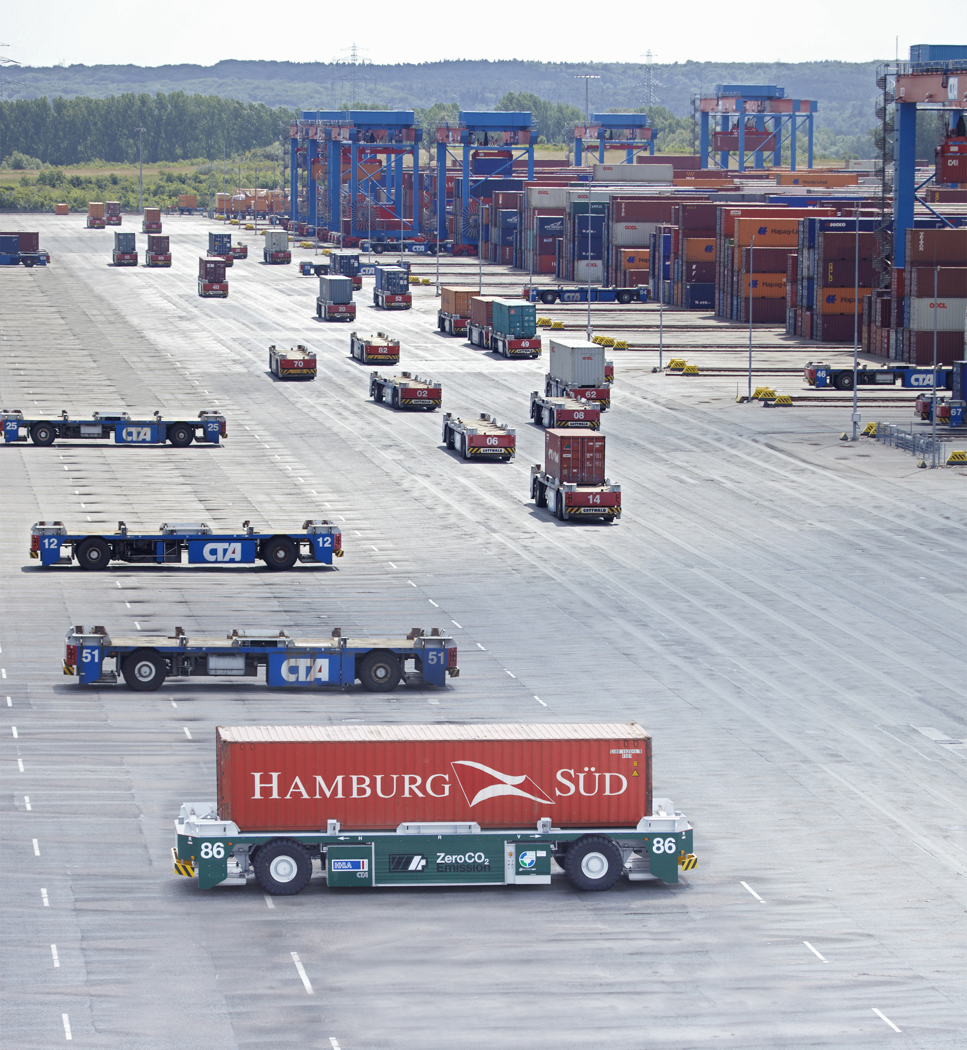 Nullemission durch AGV auf HHLA | Vertikal.net