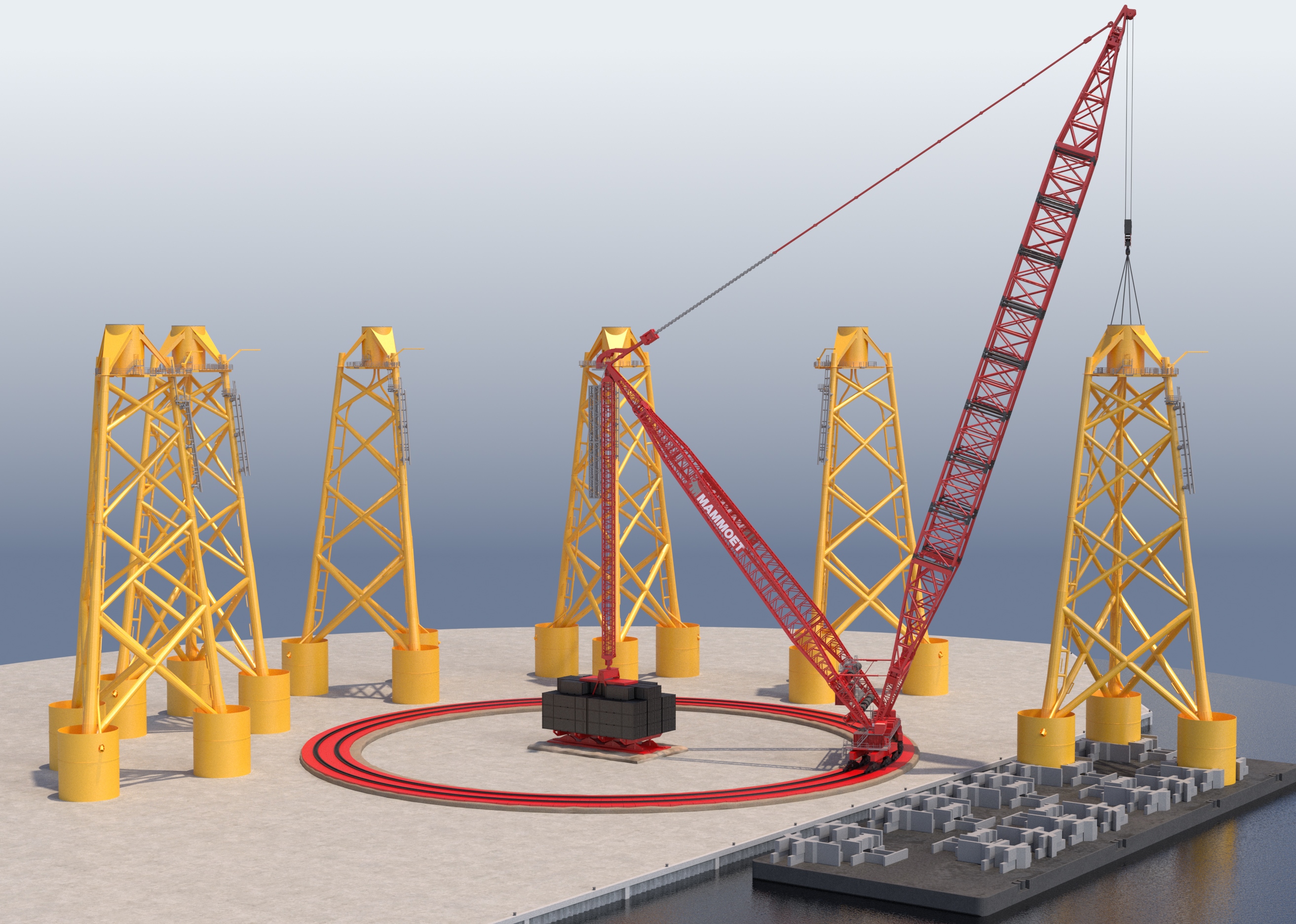 New fixed jib for Mammoet SK6000 | Vertikal.net