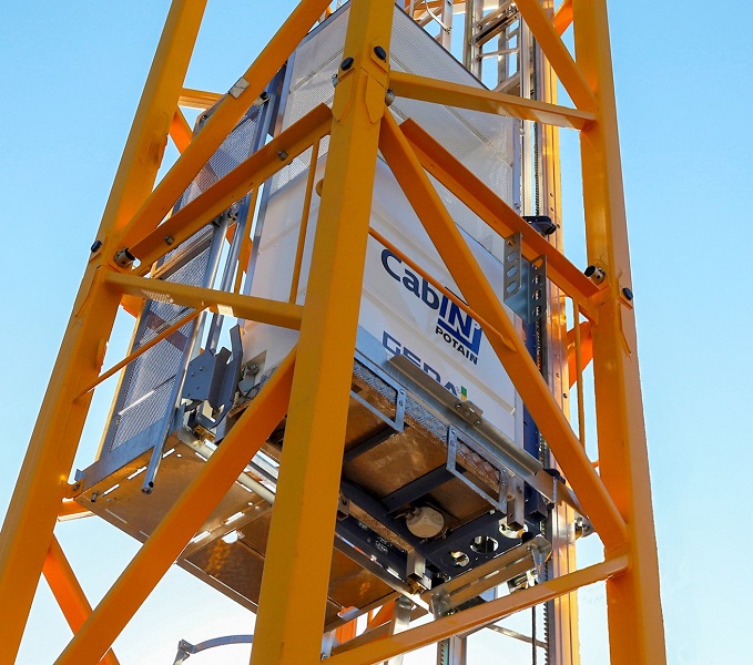 Geda & Potain unveil internal hoist | Vertikal.net