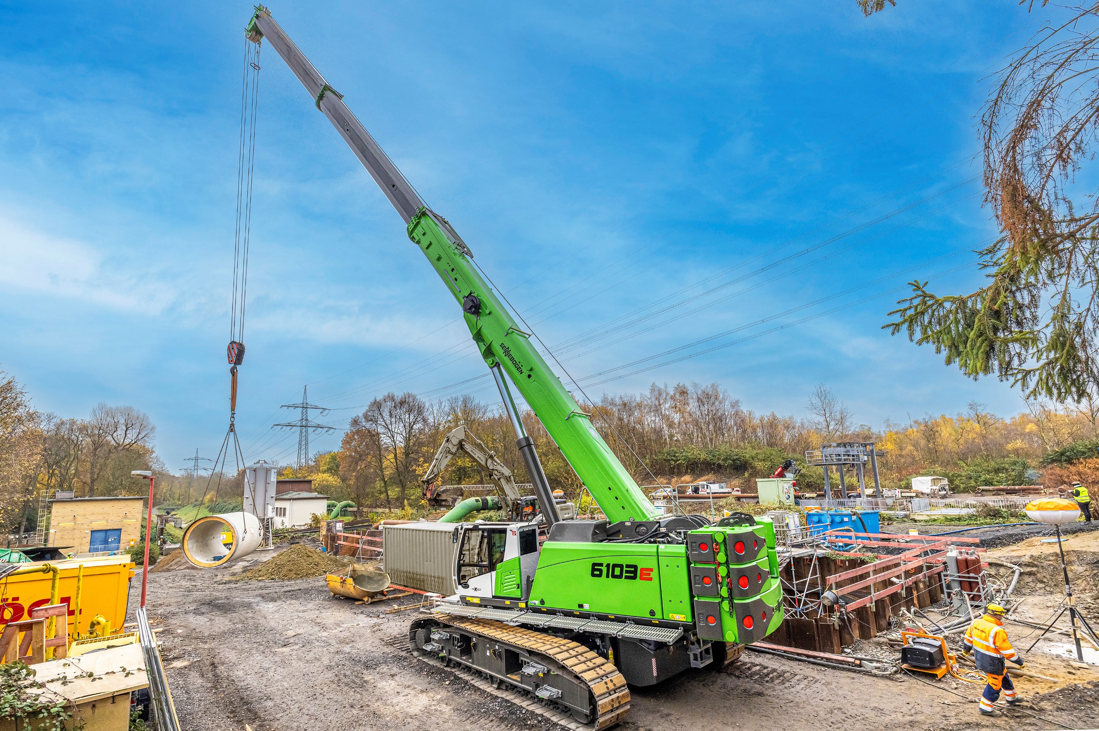 Sennebogen bringt neue 100-Tonnen-Teleraupe | Vertikal.net