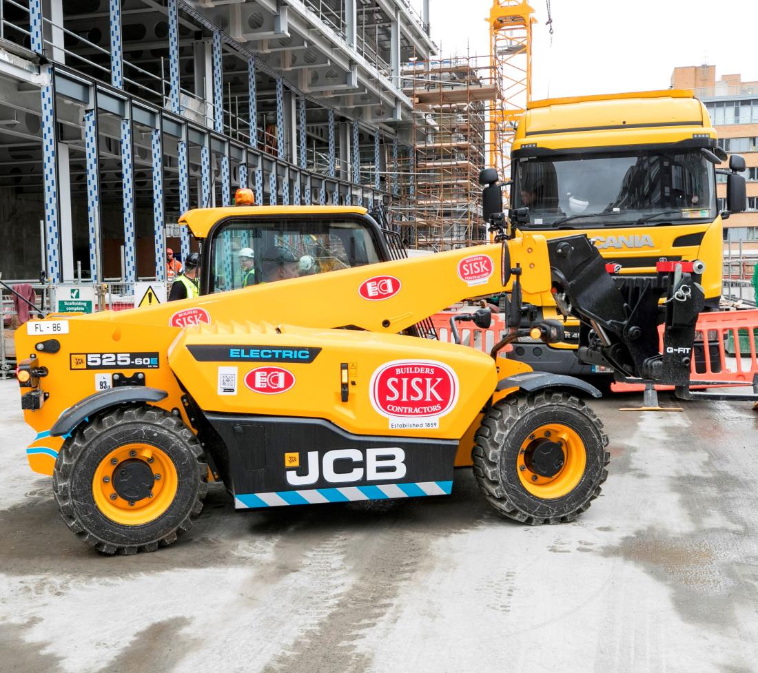 First electric JCB telehandler in Ireland | Vertikal.net