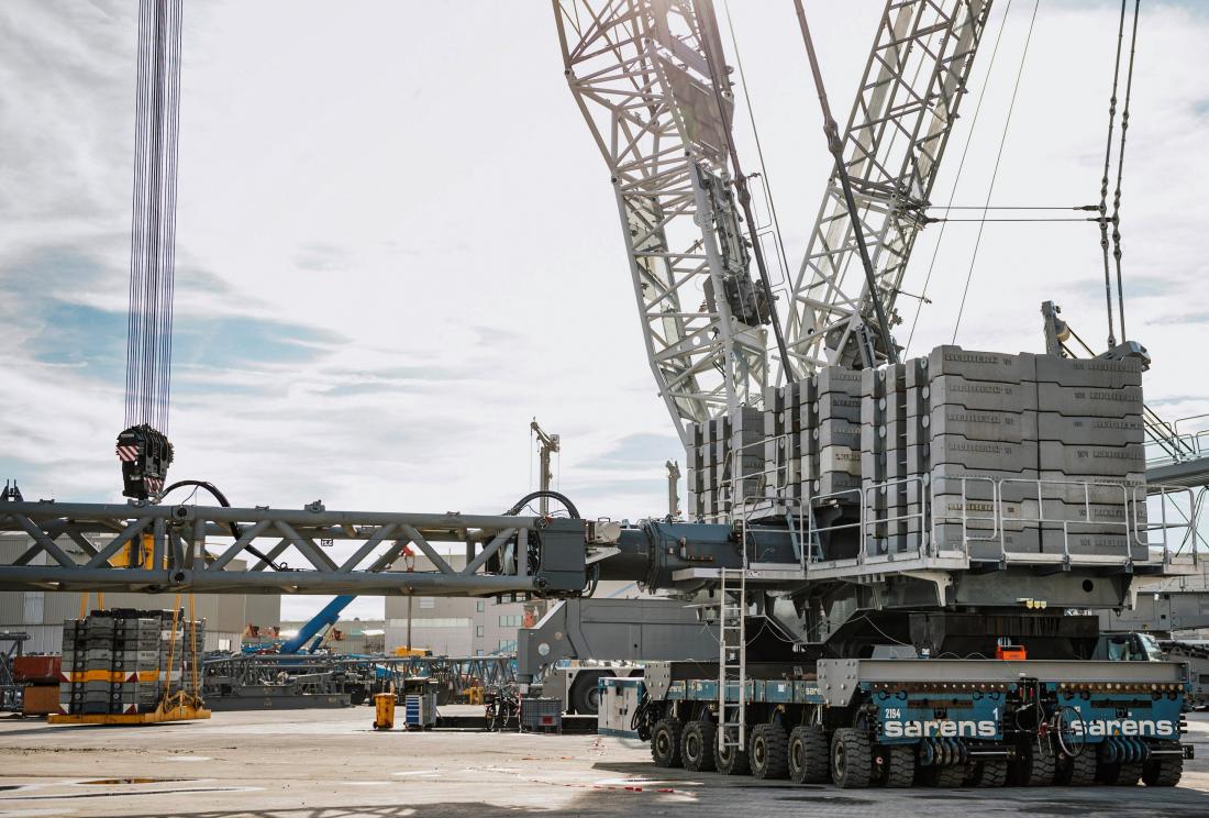 Integrated SPMT ballast trailer | Vertikal.net