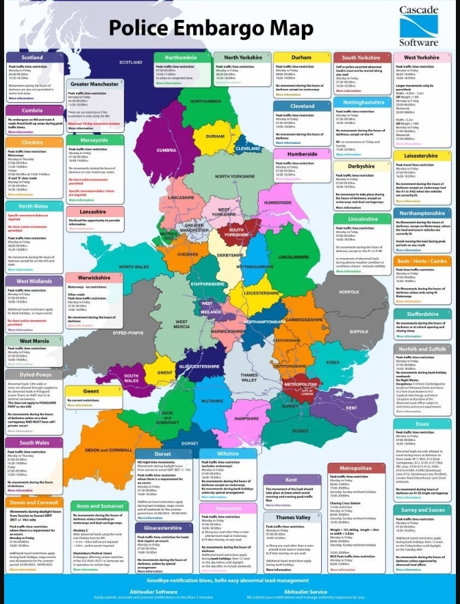 UK crane movement embargoes | Vertikal.net