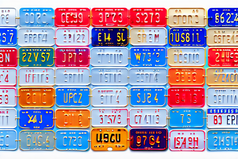 Die Besten Schriftarten für Nummernschilder
